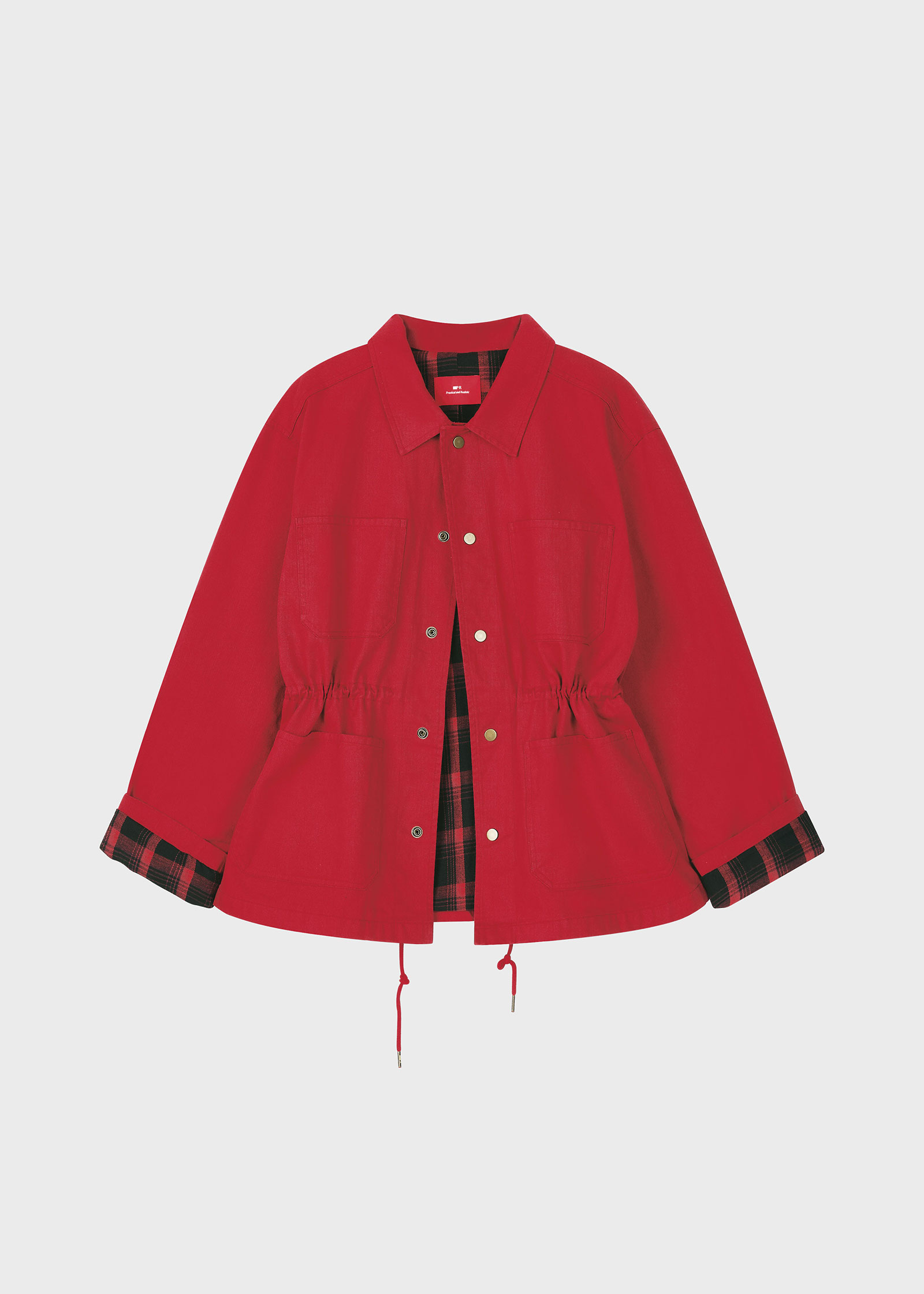 [2nd] Classic Washed Work Jacket Red - Practical and Realistic
