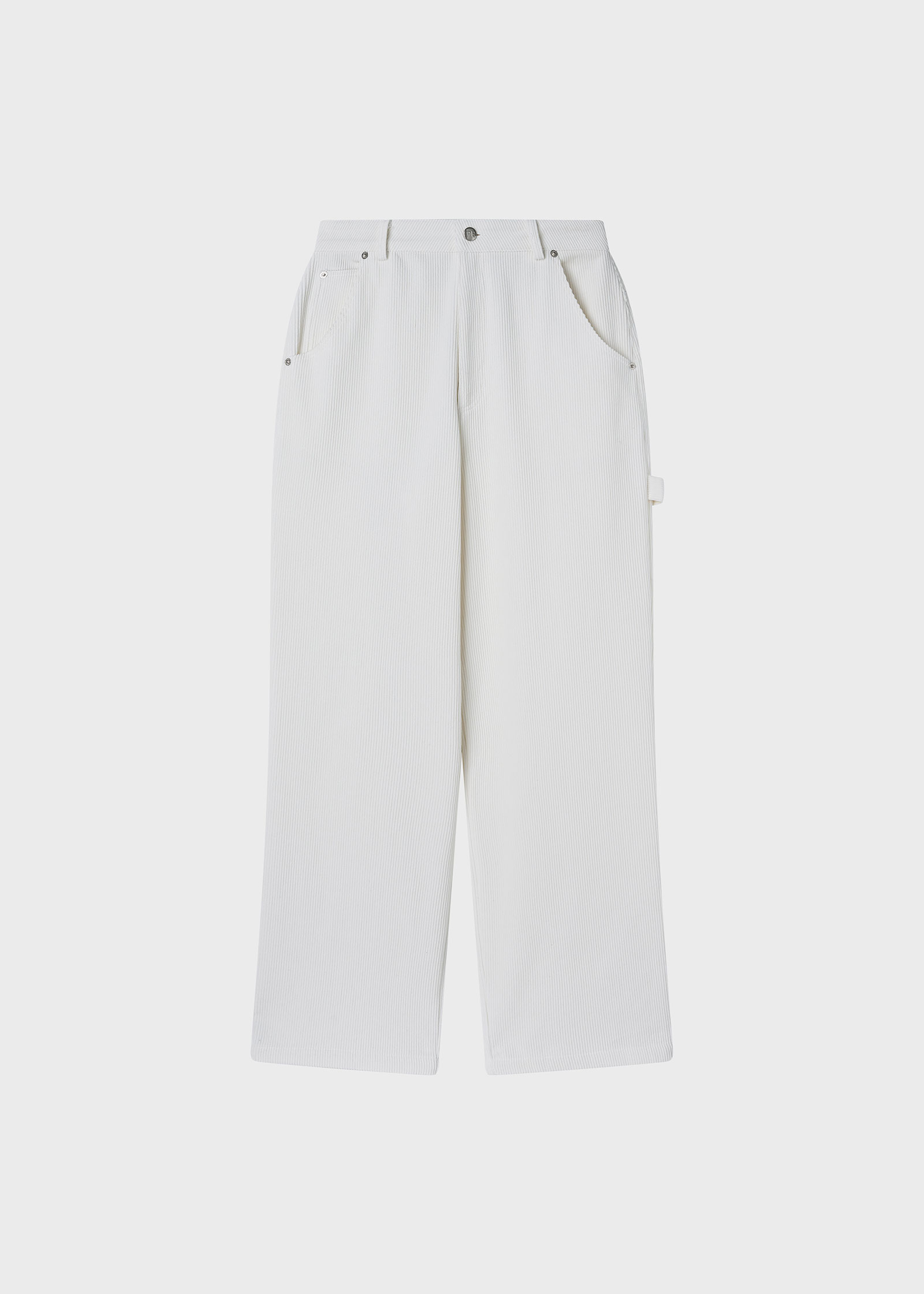 PRetty Corduroy Painter Pants Winter White | Practical and Realistic