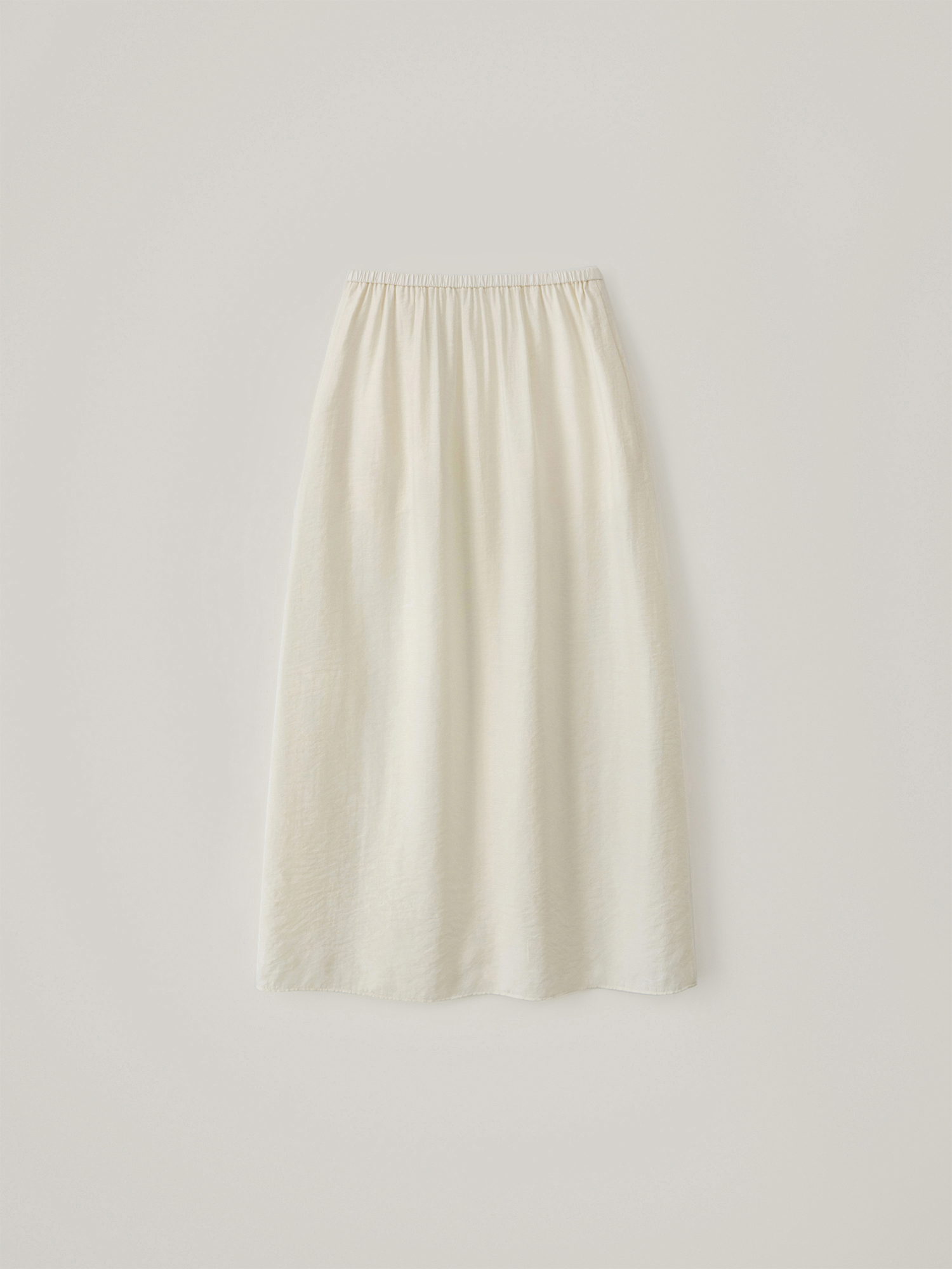 Sheer Maxi Skirt - Cream - CHE-SEOUL
