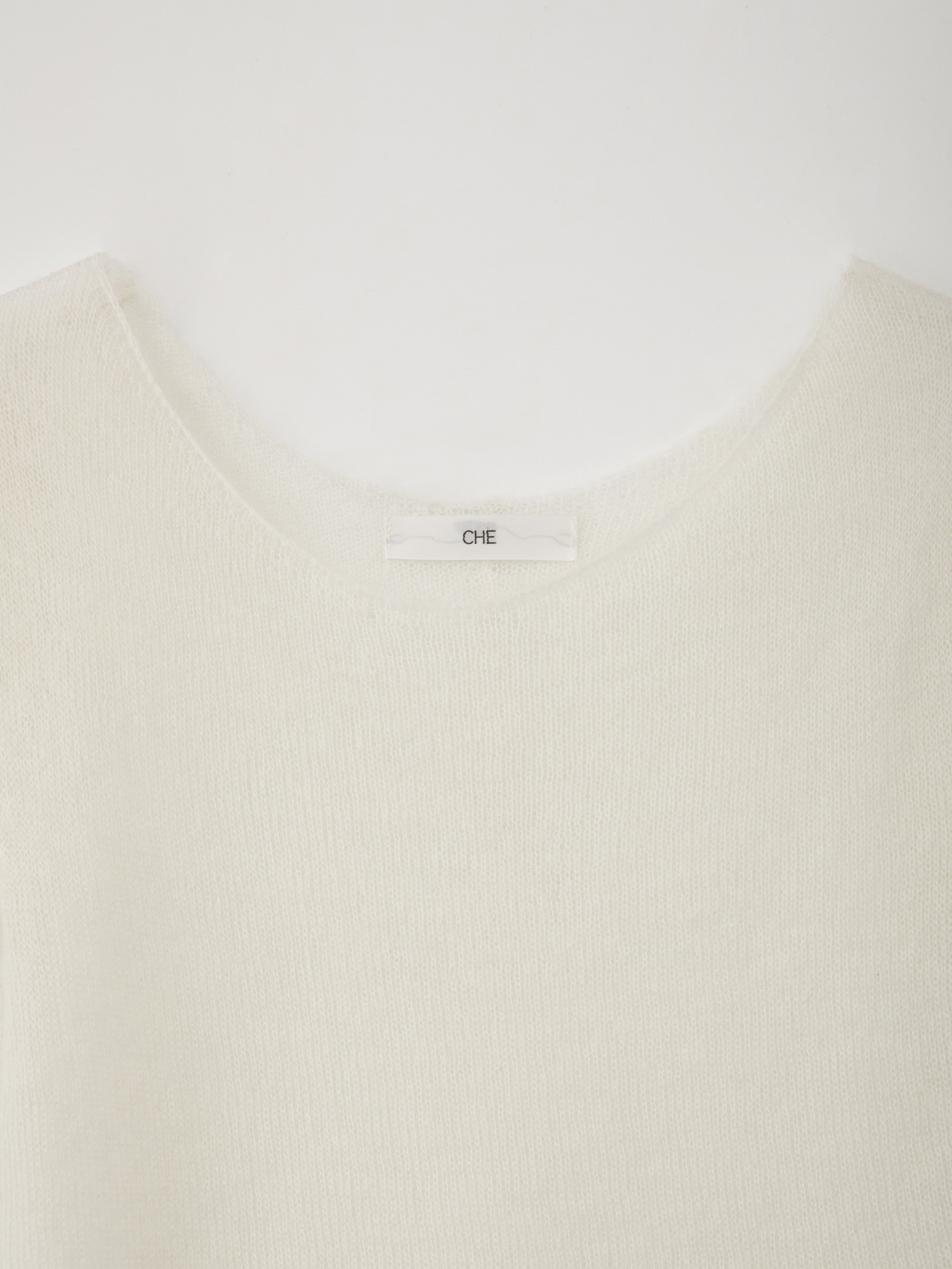 Kid Mohair Half Knit - Ivory - CHE-SEOUL