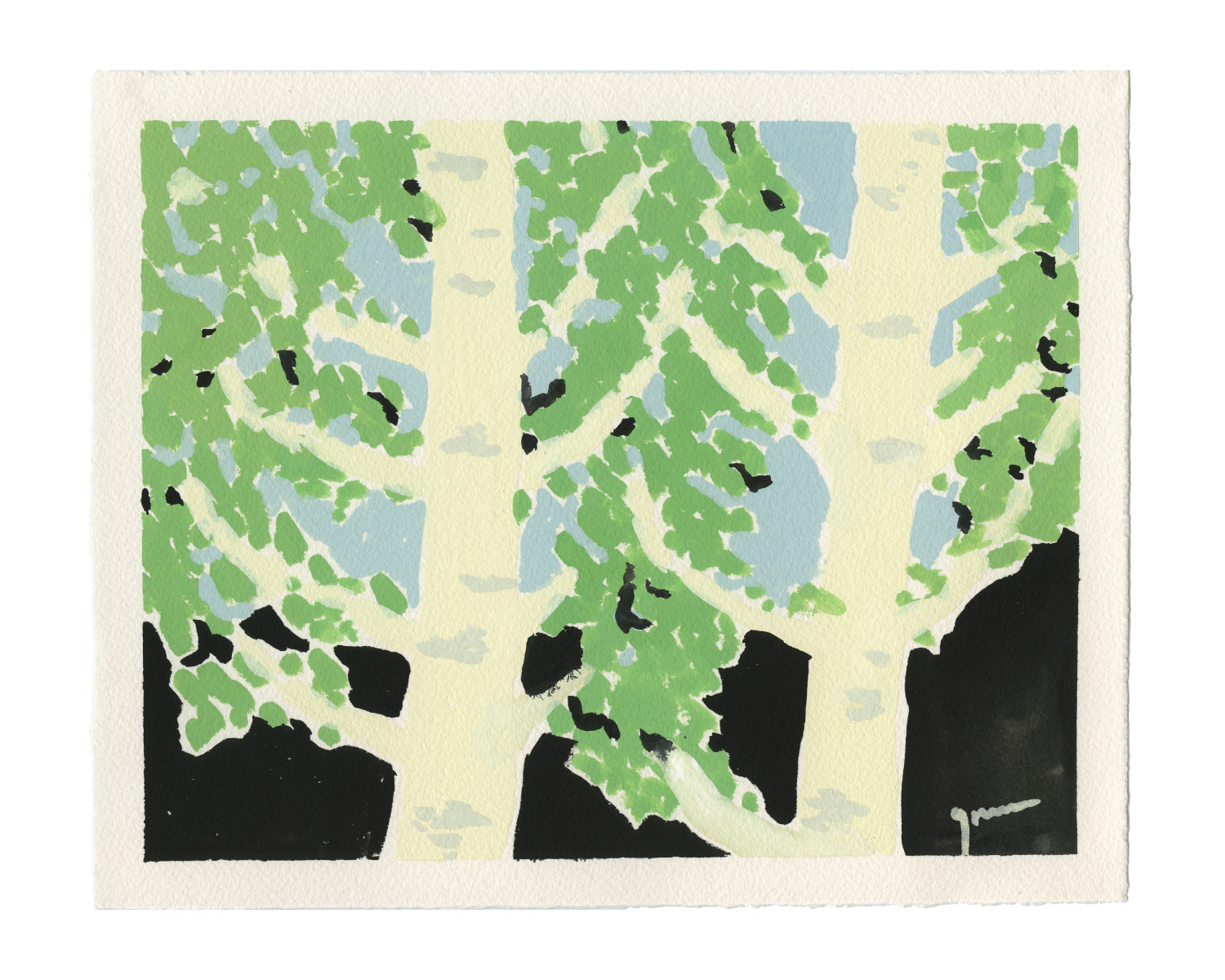 자작나무숲,2022 - grumsarah