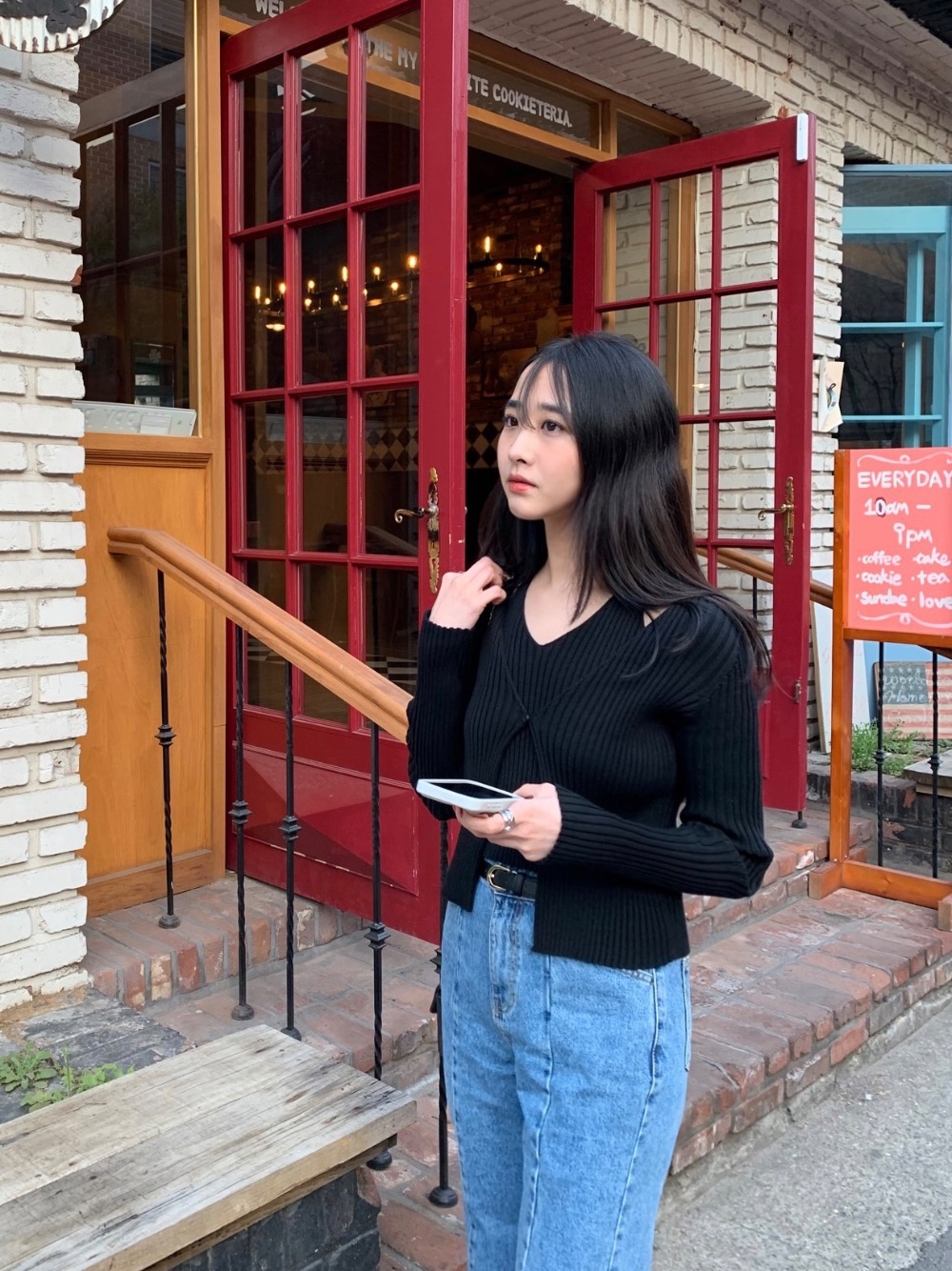 TENSION HALTER CARDIGAN - OPEN UP CLOSET