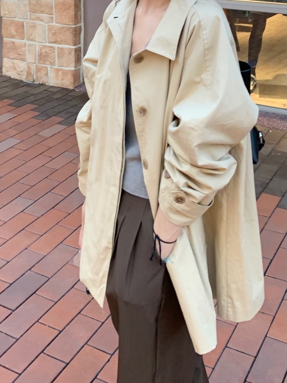 CLASSIC HALF TRENCH COAT - OPEN UP CLOSET