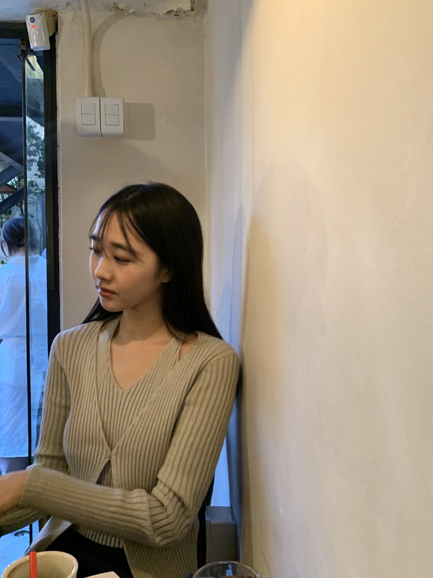 TENSION HALTER CARDIGAN - OPEN UP CLOSET