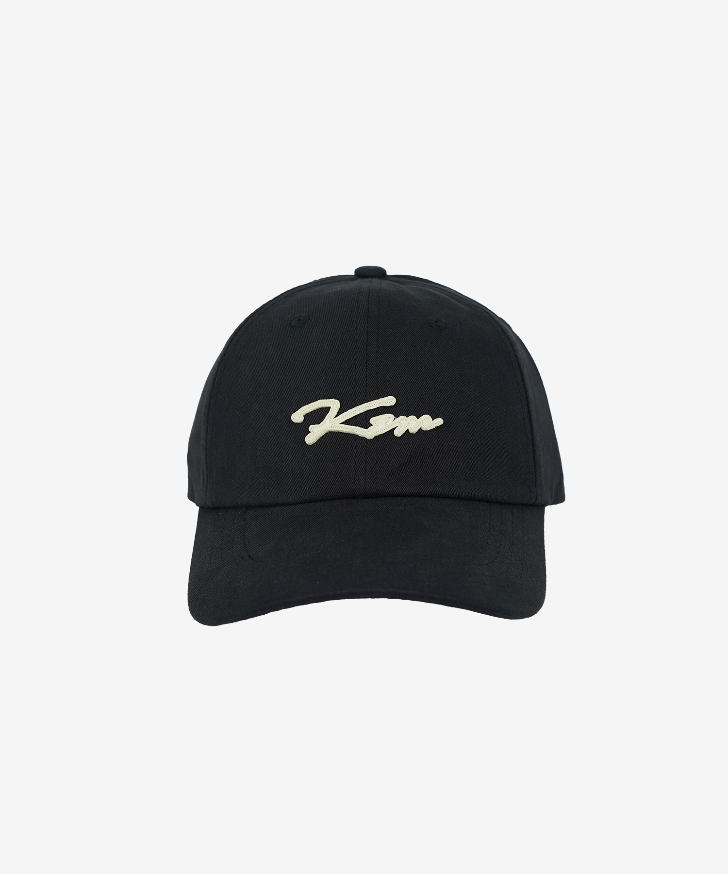 KZM MELTON PATCH CAP BLACK | KZM APPAREL | 케이지엠 어패럴