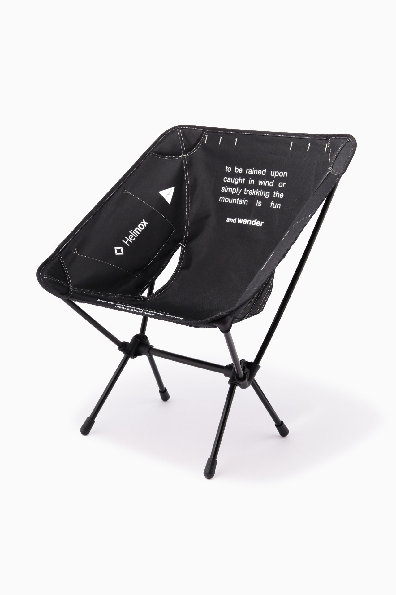 Helinox × and wander folding chair one - and wander