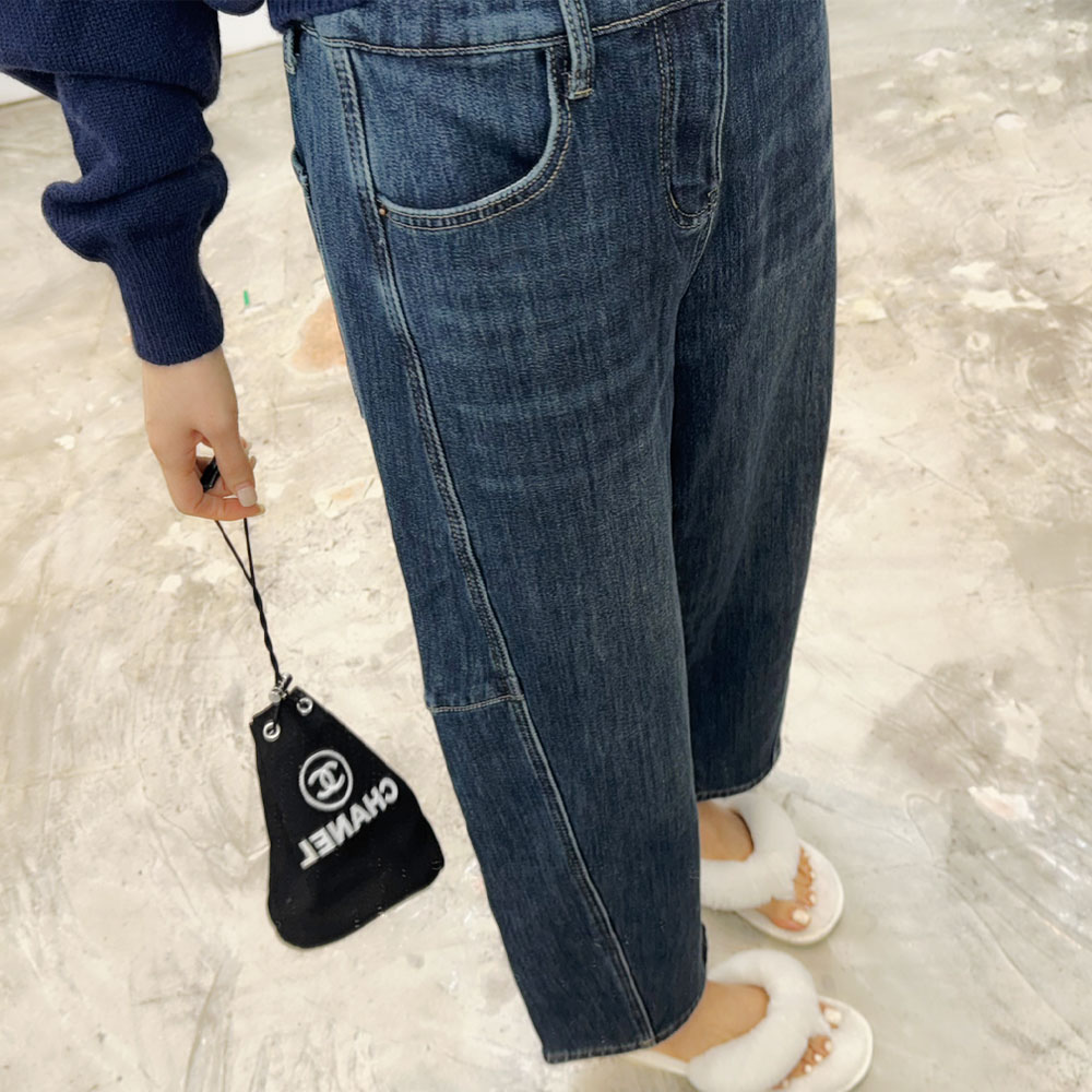 [부블리]융기모 허그 데님 팬츠 | 부블리