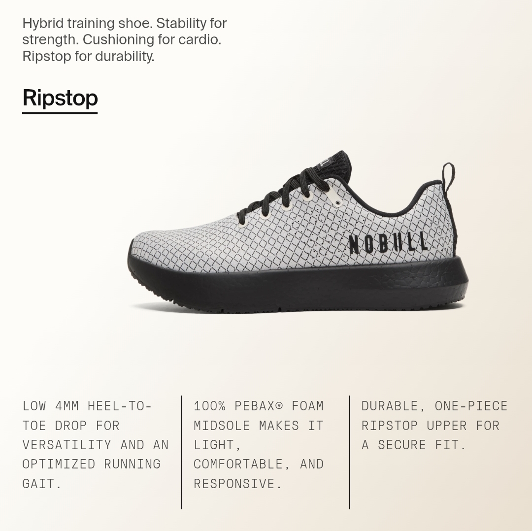 [NEW] 노블 드라이브 립스톱 트레이너 러너 NOBULL DRIVE RIPSTOP TRAINER RUNNER 아스팔트 ASPHALT | 핏터스월드 FITTER'S WORLD