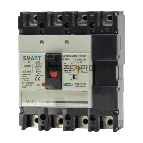 대륙 DES204S 200A 누전차단기 ELCB 4P | 대륙전기판매