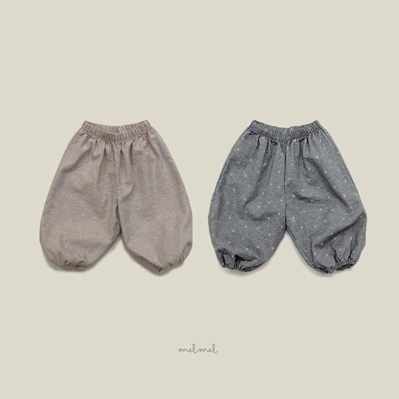 dot bloomers pants - 지지앙주