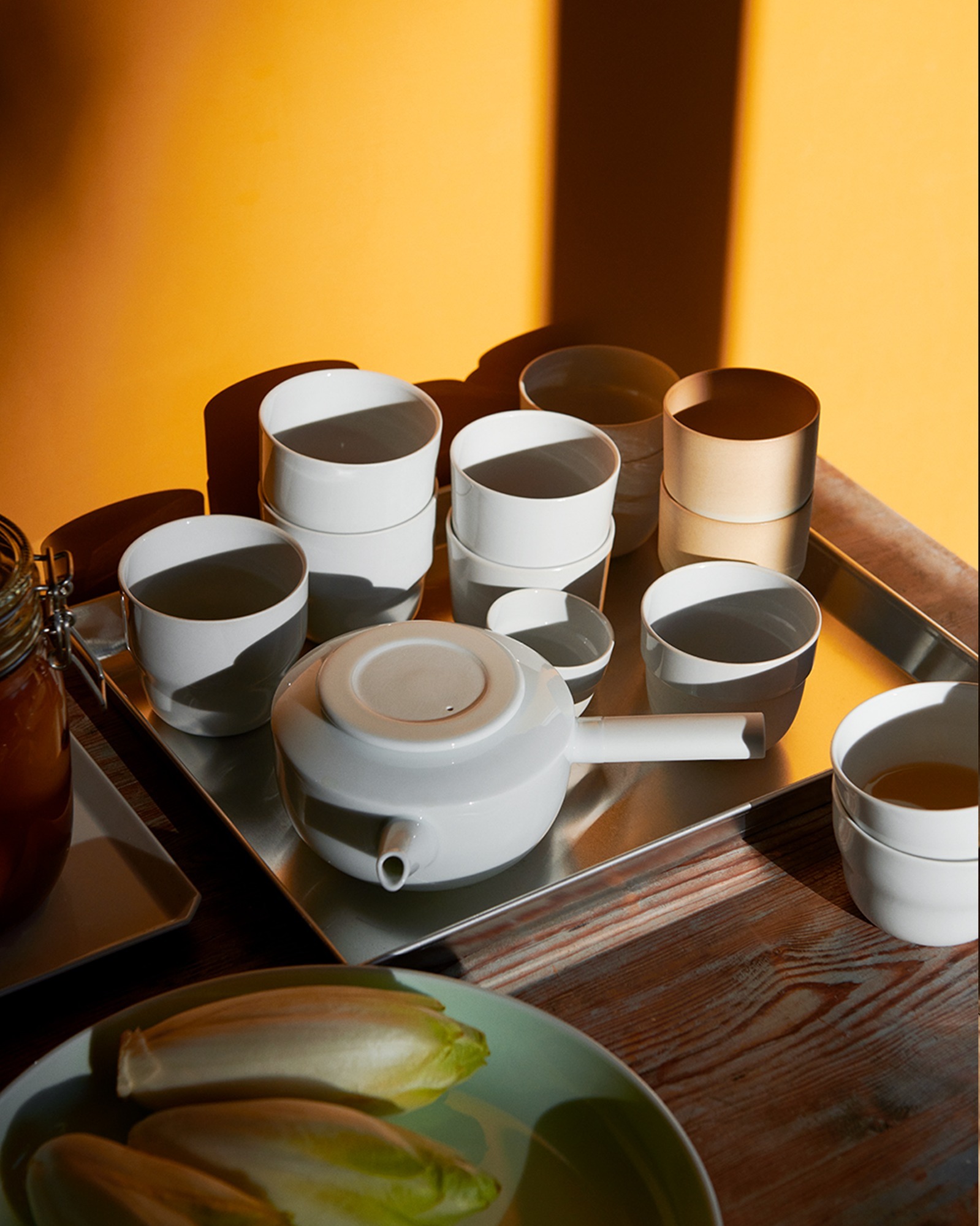 1616 / arita japanCMA 재패니즈 티 팟 화이트 - MILLIMETER MILLIGRAM