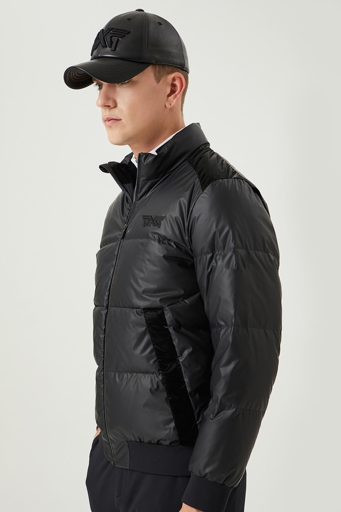 [PXG 공식 아울렛] 남성 PXG X KJG 겨울 다운 점퍼 (블랙) | GOLF NUTS