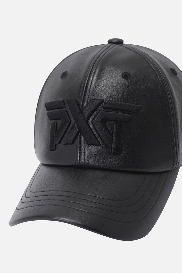 [PXG 공식 아울렛] 공용 PXG X KJG 레더 캡 (블랙) - GOLF NUTS