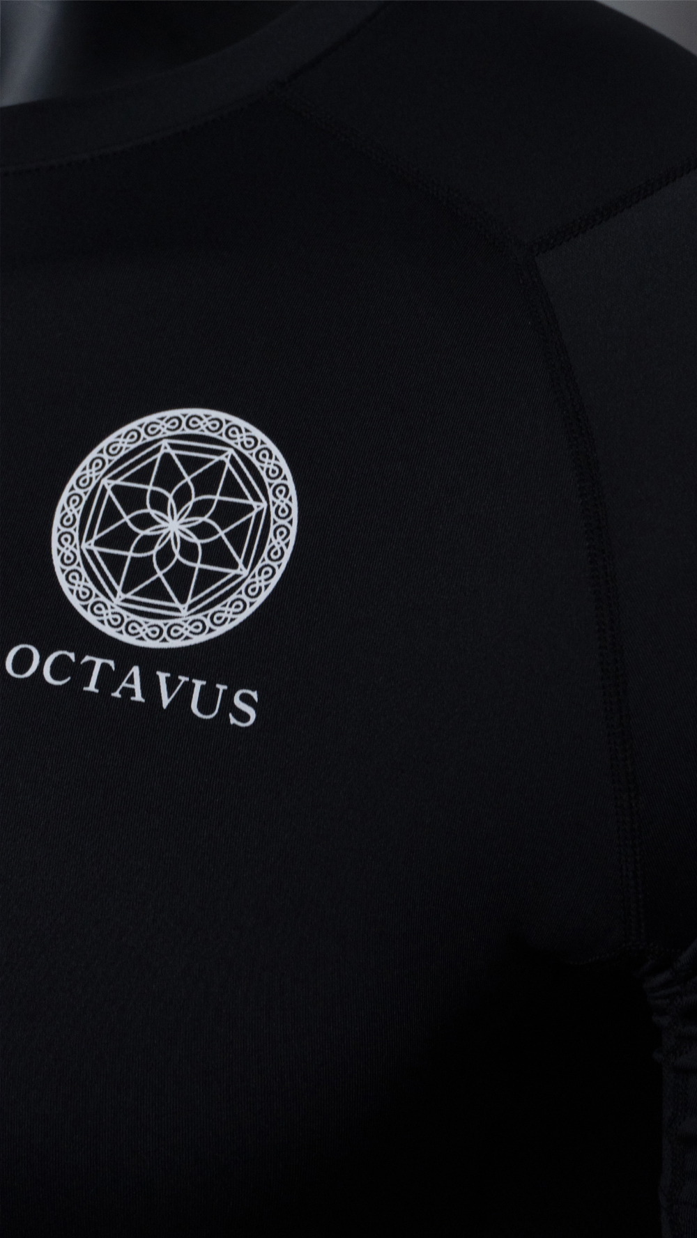 [OCTAVUS] Compression Short Sleeve - Design 3 [Black]
