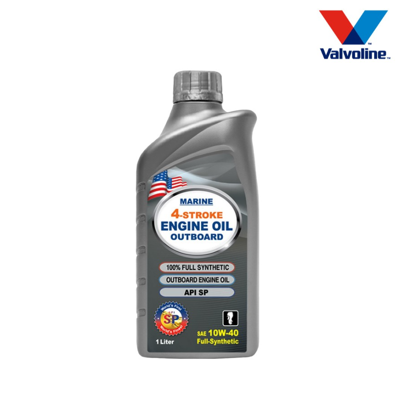 발보린 VALVOLINE 4-스트록 4싸이클 아웃보드 선외기 합성유 엔진오일 1리터 10W-40 - 보트로닷컴