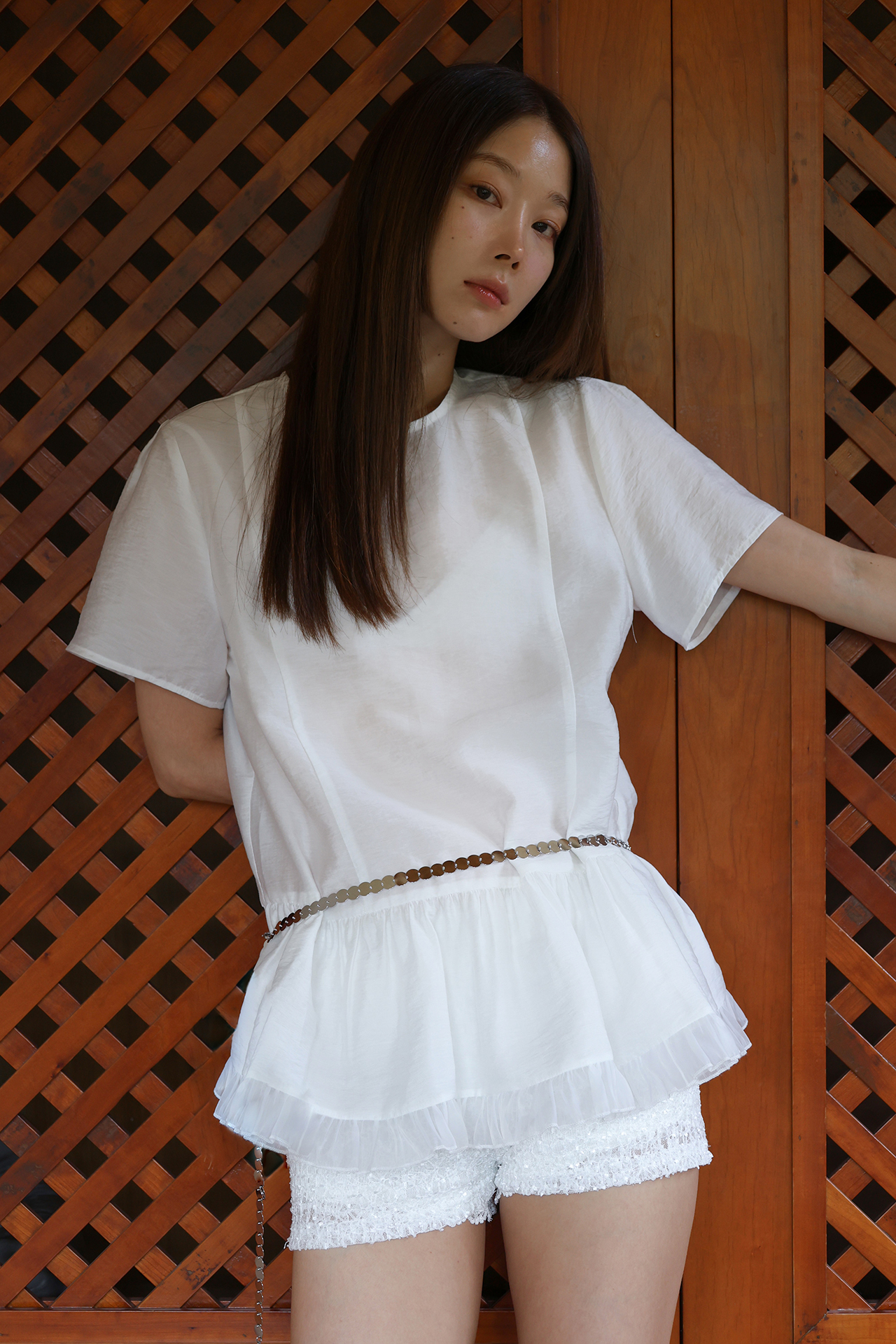SoBin X PoF Floe Frill Blouse_Ivory - poshyfreckles